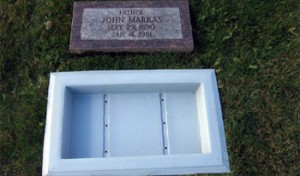 A Cemetery Footstone Invention | Grave Monuments & Headstones